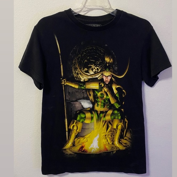 Marvel | Shirts | Black Marvel Loki Tee | Poshmark